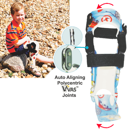 Pediatric Orthotics - Custom Knee Ankle Foot Orthosis (KAFO Brace)